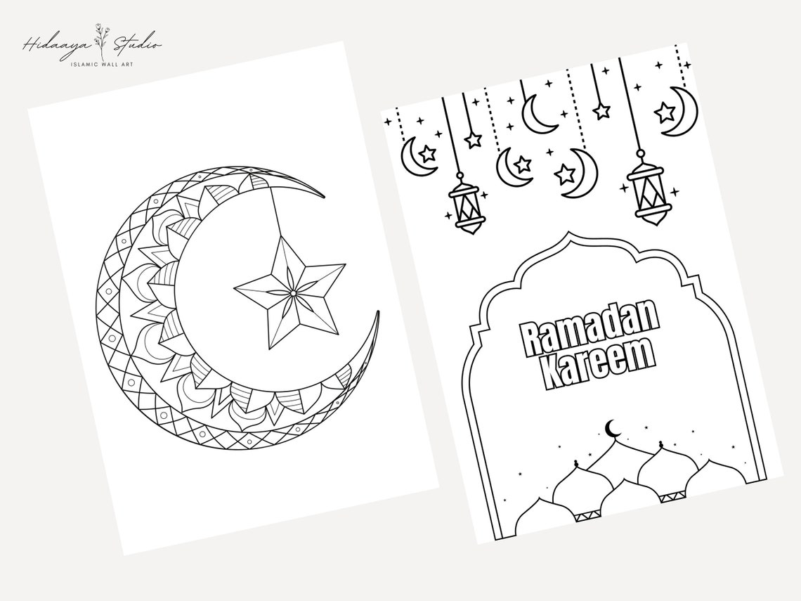 Ramadan Coloring Pages for Kids Ramadan 2023 Ramadan Activities for ...