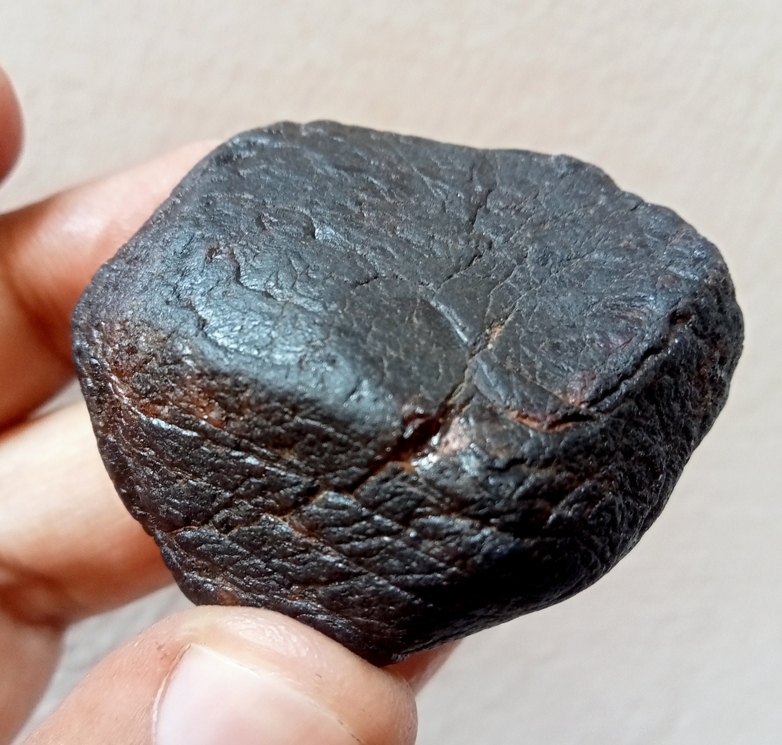 Black Diamond Carbonado Meteorite Rock From Space Mildly Magnetic ...