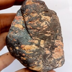 Stony Meteorite Rock From Space Mildly Magnetic a Natural Triangle ...