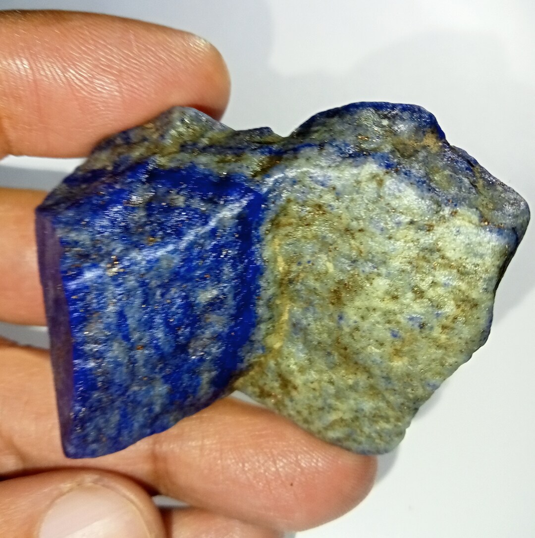 100% Natural Sky Blue Lapiz Raw Stone It's Structure is - Etsy