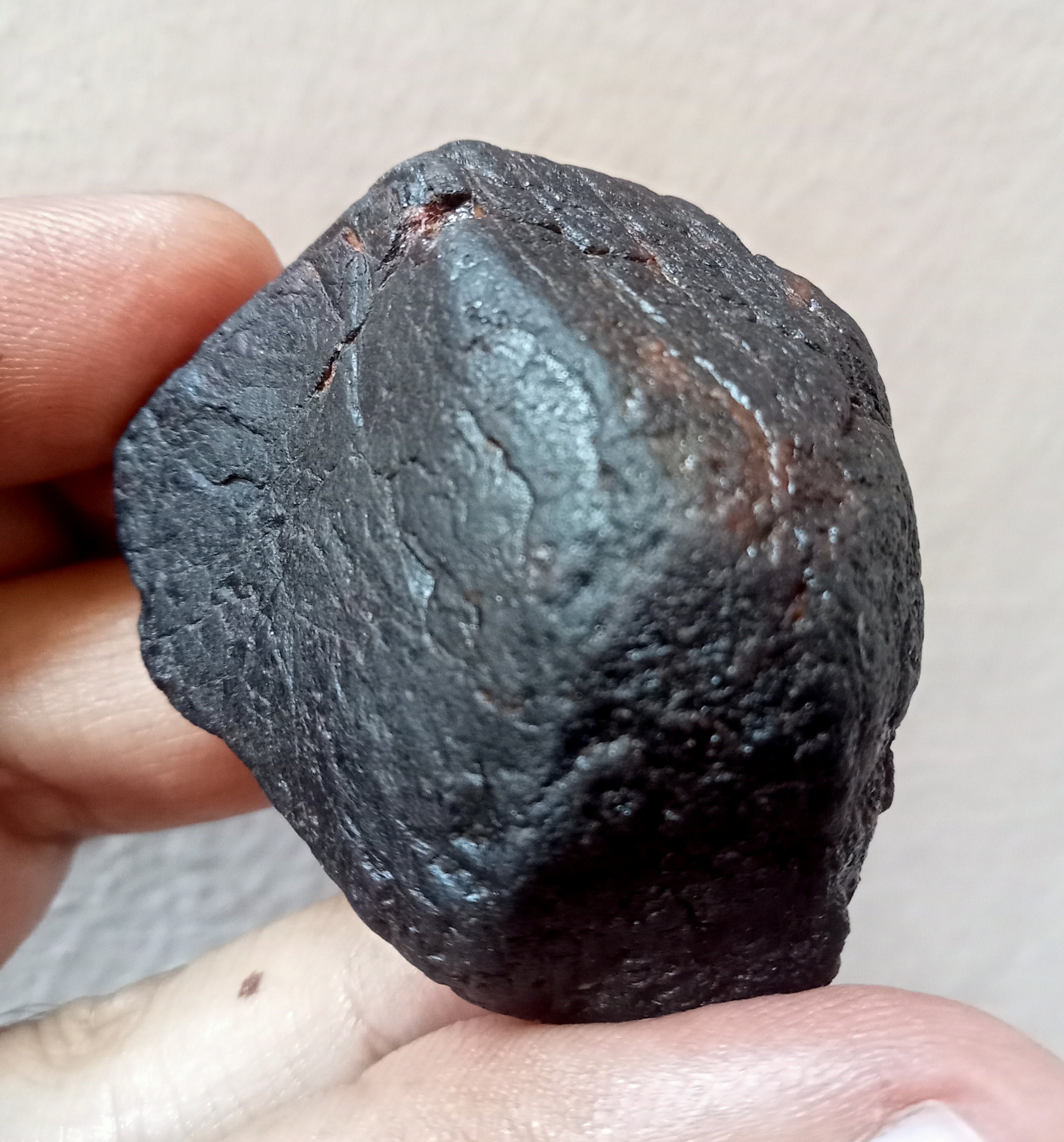 Black Diamond Carbonado Meteorite Space Rock Billions Old Stone Polycrystalline Structure Musium ...