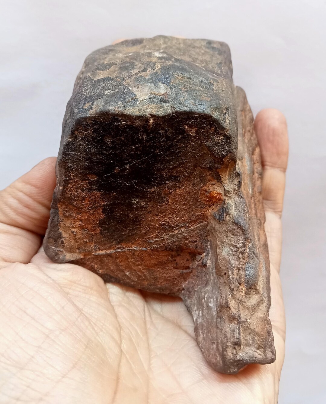 Stony Meteorite Rock From Space Mysterious Structure Uncut Raw Mildly ...
