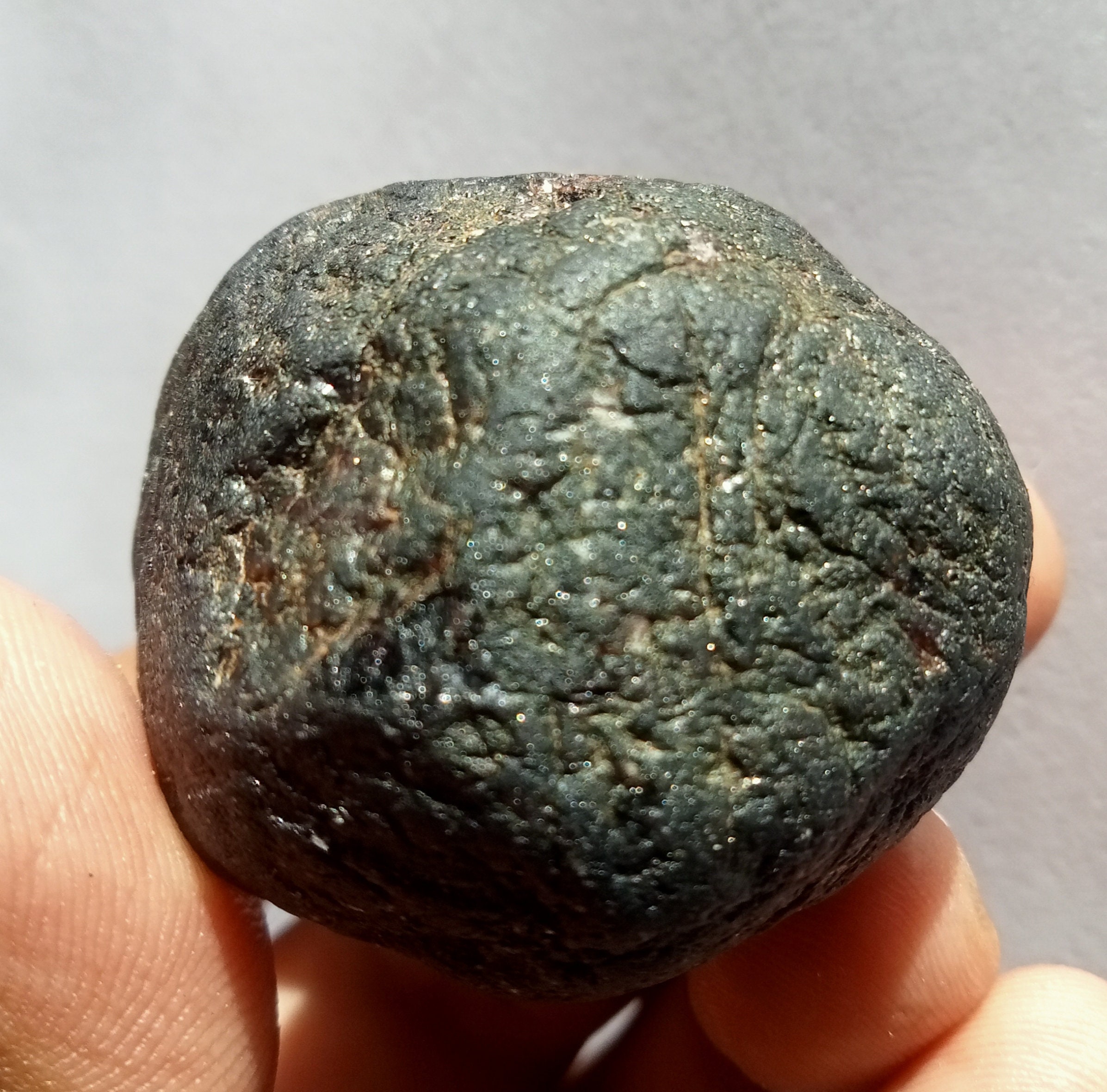 Black Diamond Carbonado Meteorite Rock From Space Mildly Magnetic ...