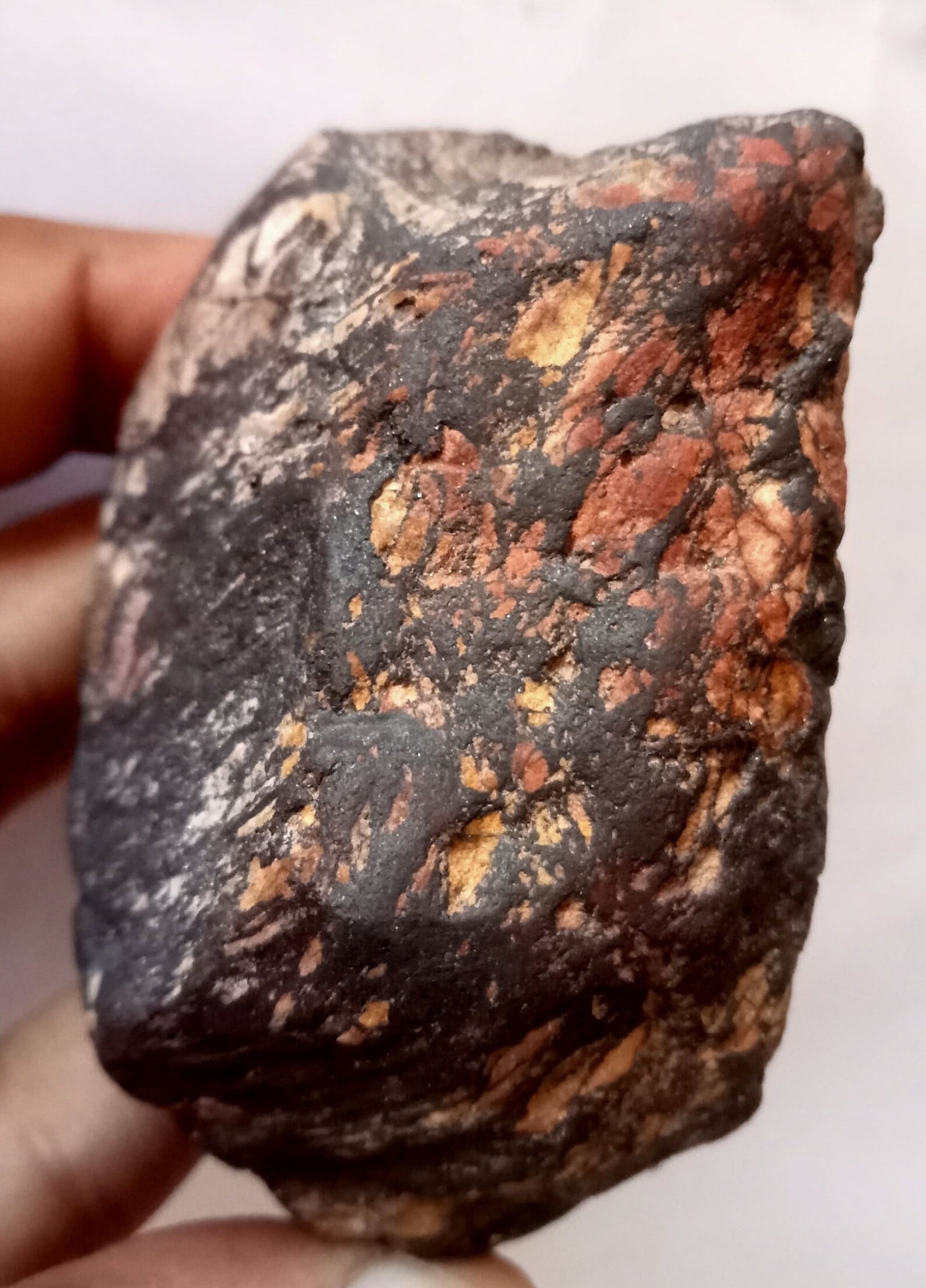 Stony Meteorite Rock From Space Mildly Magnetic a Natural Triangle ...