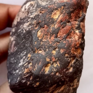 Stony Meteorite Rock From Space Mildly Magnetic a Natural Triangle ...