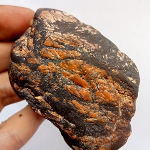Stony Meteorite Rock From Space Mildly Magnetic a Natural Triangle ...