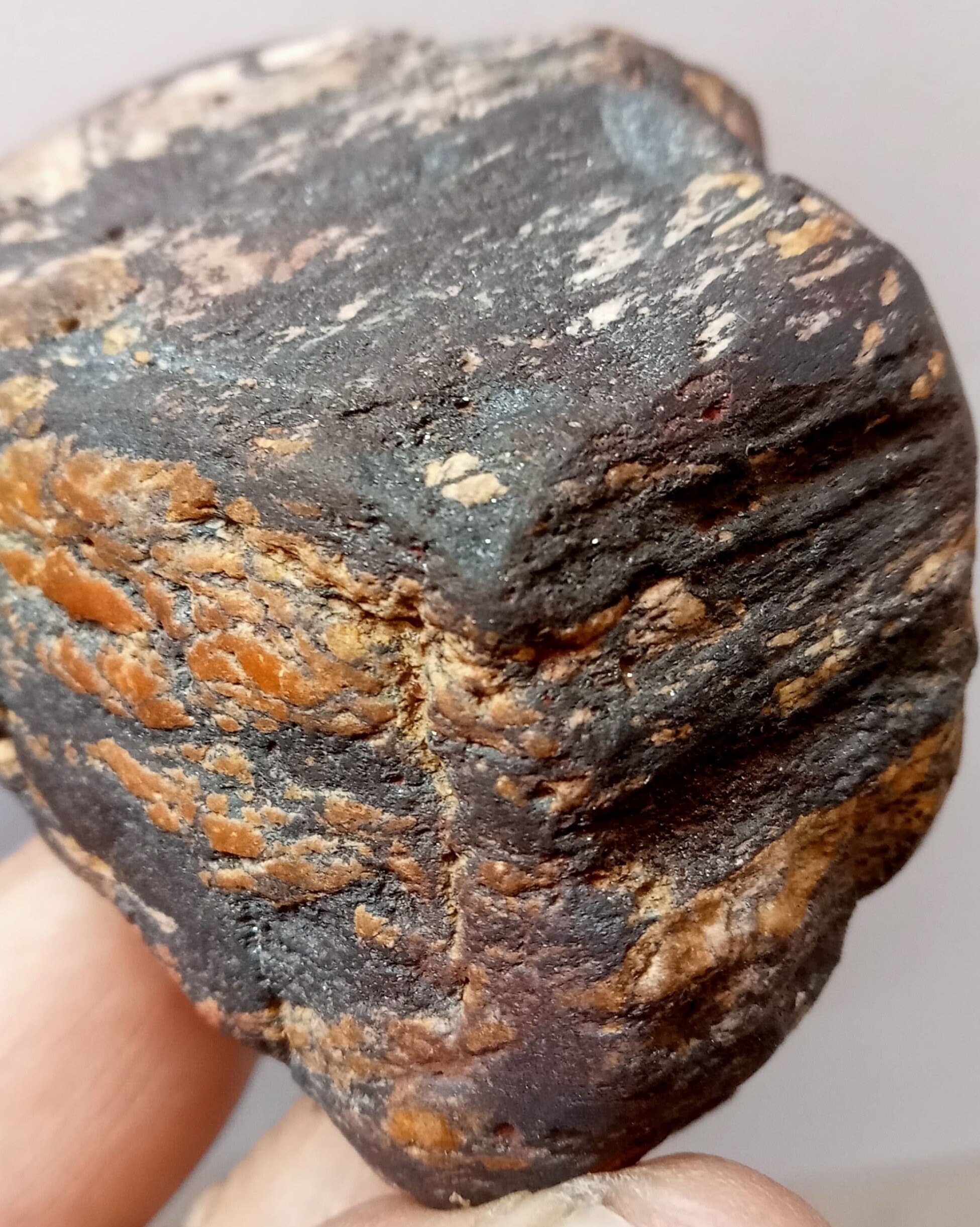 Stony Meteorite Rock From Space Mildly Magnetic a Natural Triangle ...