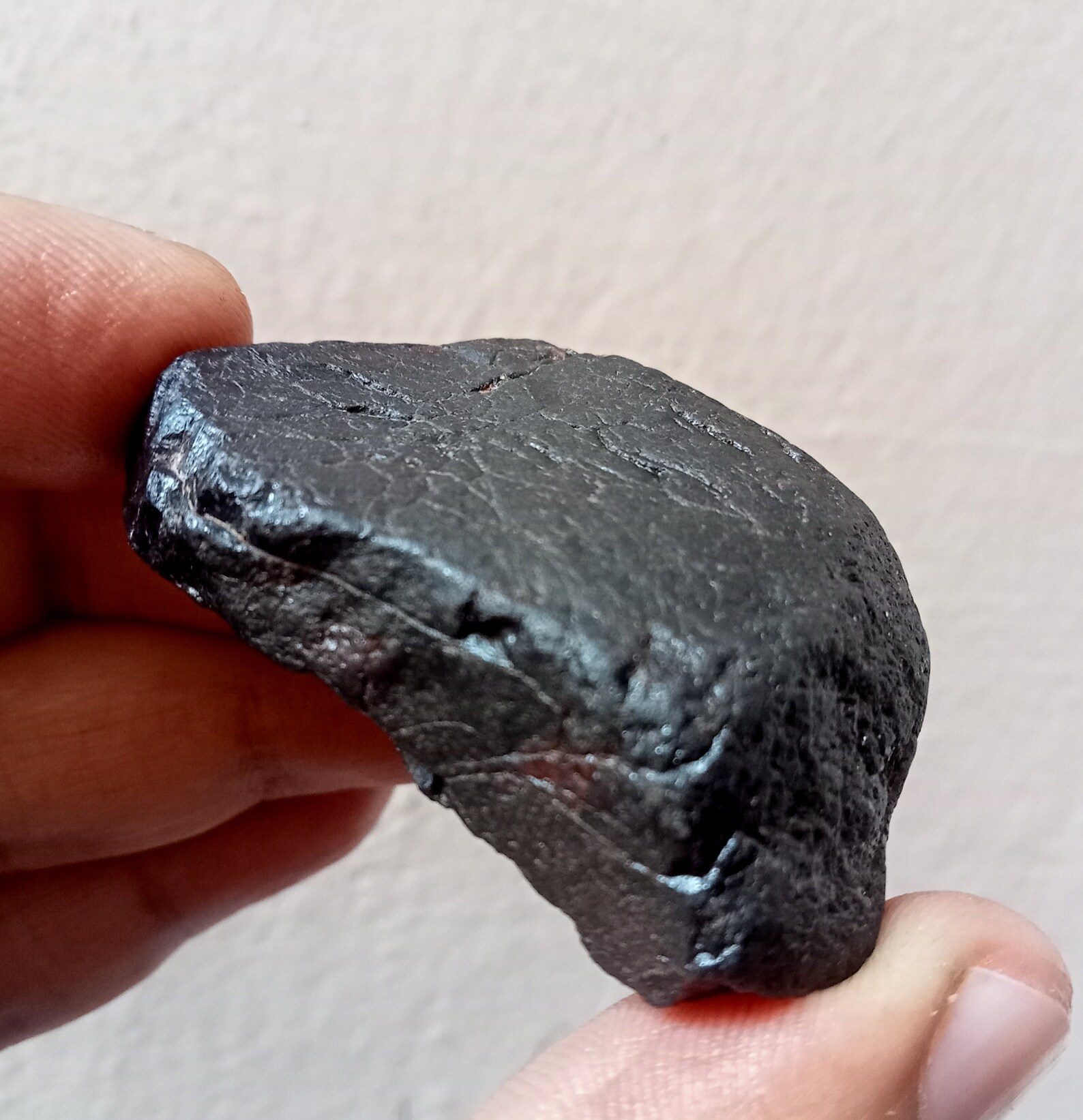 Musium Quality Natural Rare Square Shape Black Meteorite Rock From ...