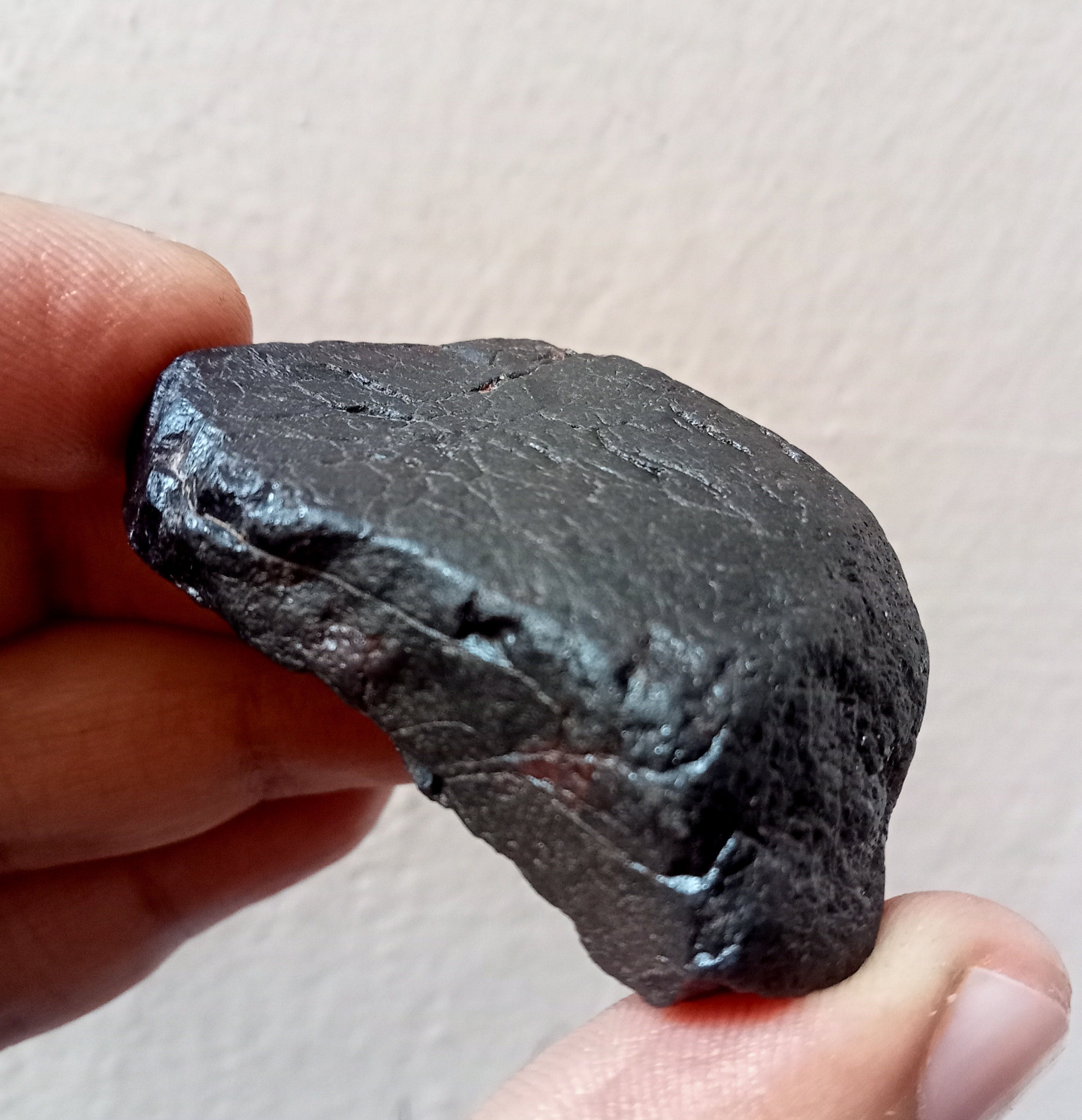 Black Diamond Carbonado Meteorite Space Rock Billions Years Old Stone Polycrystalline Structure ...