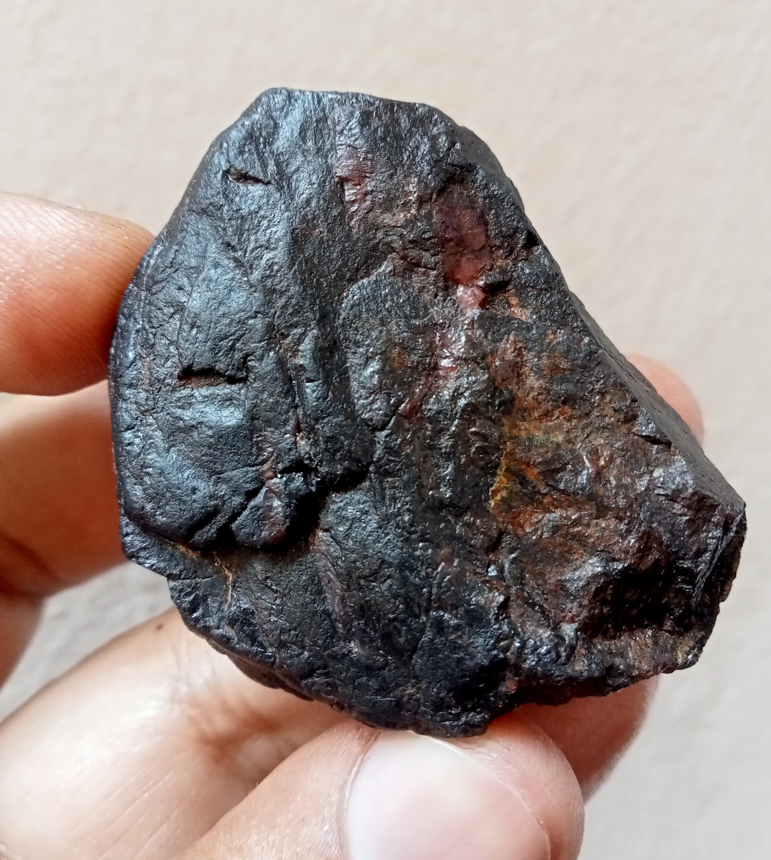 Black Diamond Carbonado Meteorite Space Rock Billions Years Old Stone Polycrystalline Structure ...