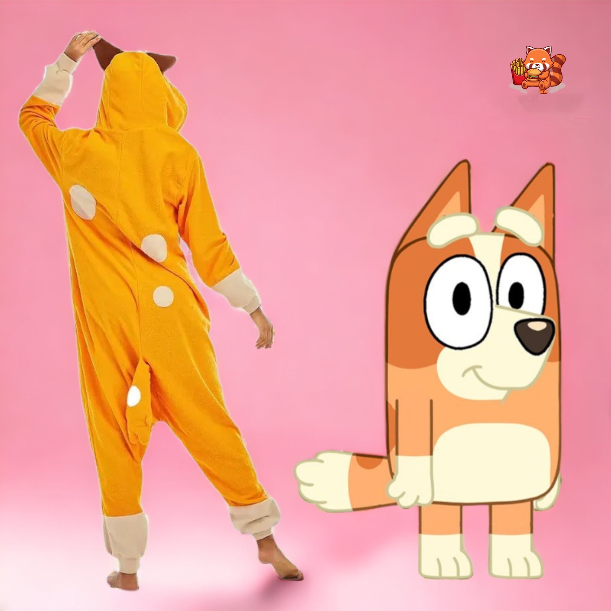 Bluey and Bingo Adult Kigurumi Cosplay Costume Christmas and - Etsy
