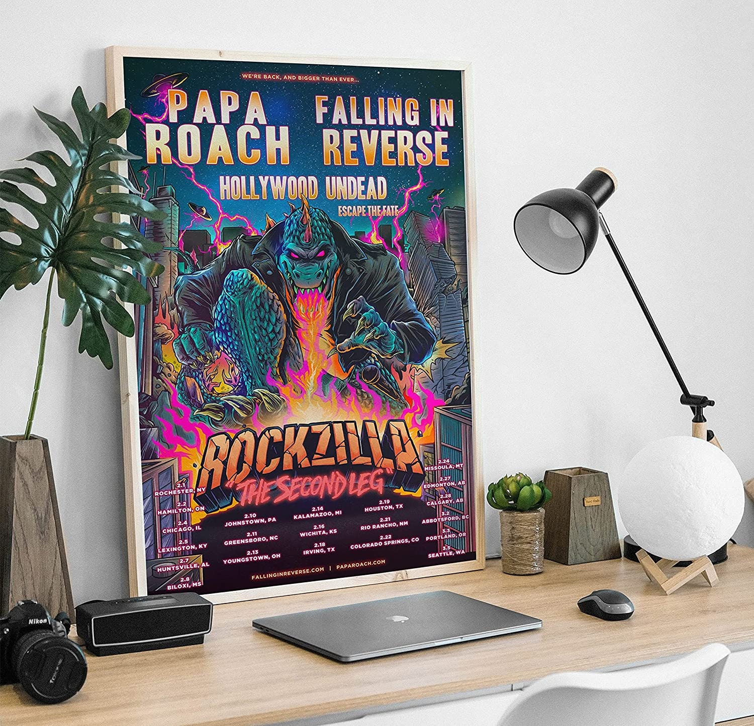 Rockzilla The Second Leg Tour 2023 Poster sold by ChristinBrown | SKU ...