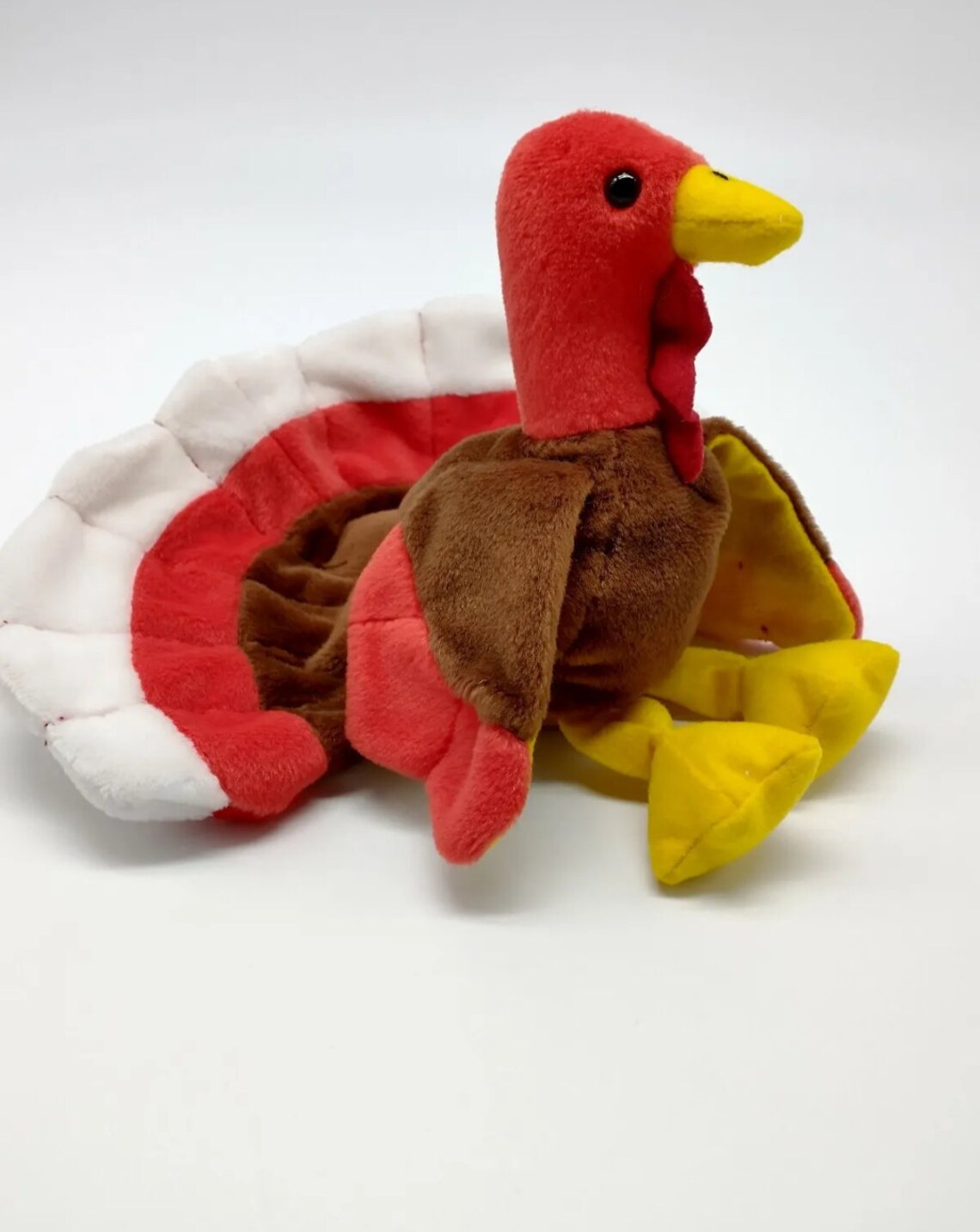 TY Beanie Babies GOBBLES the Turkey - PVC Pellets + Acrylic Case - Etsy