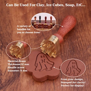 Ceramic Signature Stamp Logo, Custom Stamp for Ceramics, 12mm Thick ...