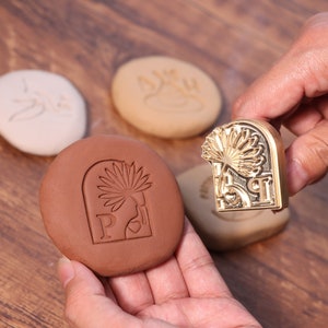 Ceramic Signature Stamp Logo, Custom Stamp for Ceramics, 12mm Thick ...