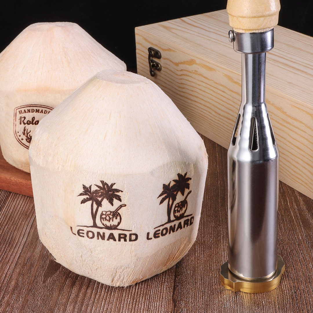Custom Wedding Branding Iron for Coconut, Coconut Branding Stamp ...