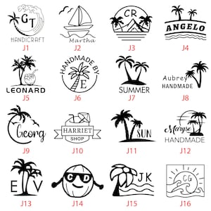 Wedding Coconut Branding Iron Logo Custom, Custom Coconut Stamp ...