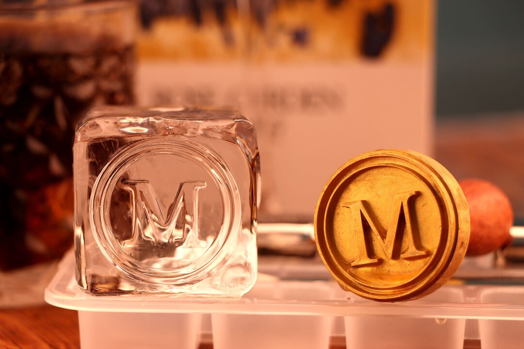 Personalized Ice Cube Logo Stamp, Ice Brand Stamp, Custom Ice Stamp ...