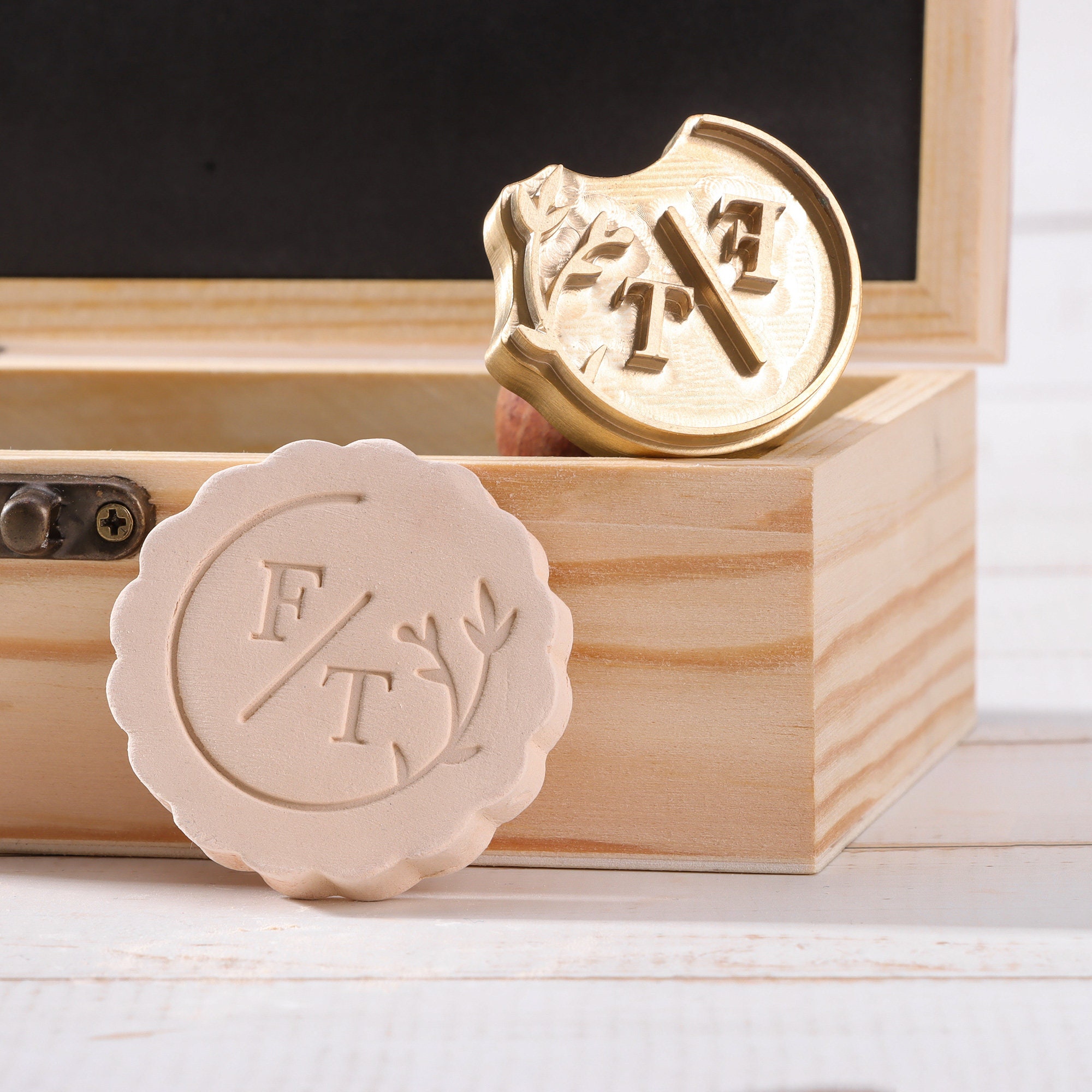Highly Detailed Logo Designs Stamp, Pottery Stamp, Custom Handmade Clay ...