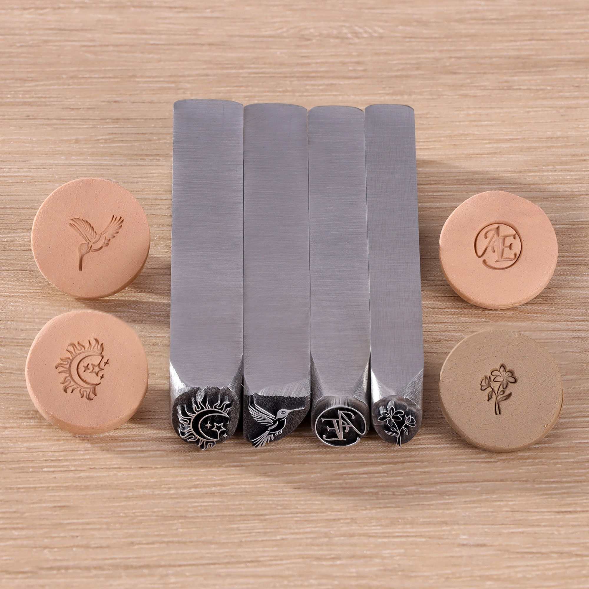 Custom Clay Signature Stamp, Monogram Pottery Stamp, Ceramic Stamp for ...