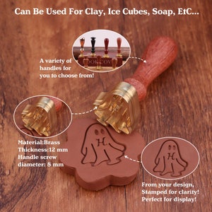 Personalized Pottery Stamp, Custom Ceramic Brass Stamp, Initial Clay ...