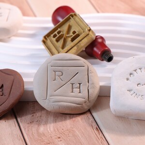 Custom Logo Ceramic Stamp, Personalized Pottery Stamp, Stamp for Clay ...