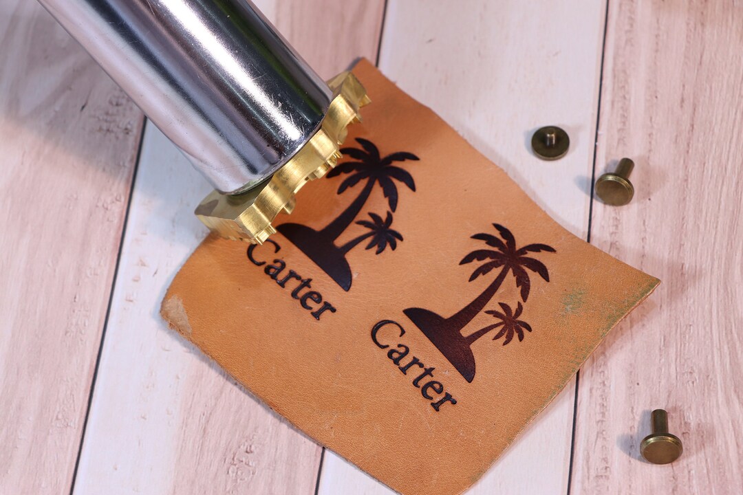 Custom Leather Logo Branding Iron, Leather Branding Iron, Wedding ...