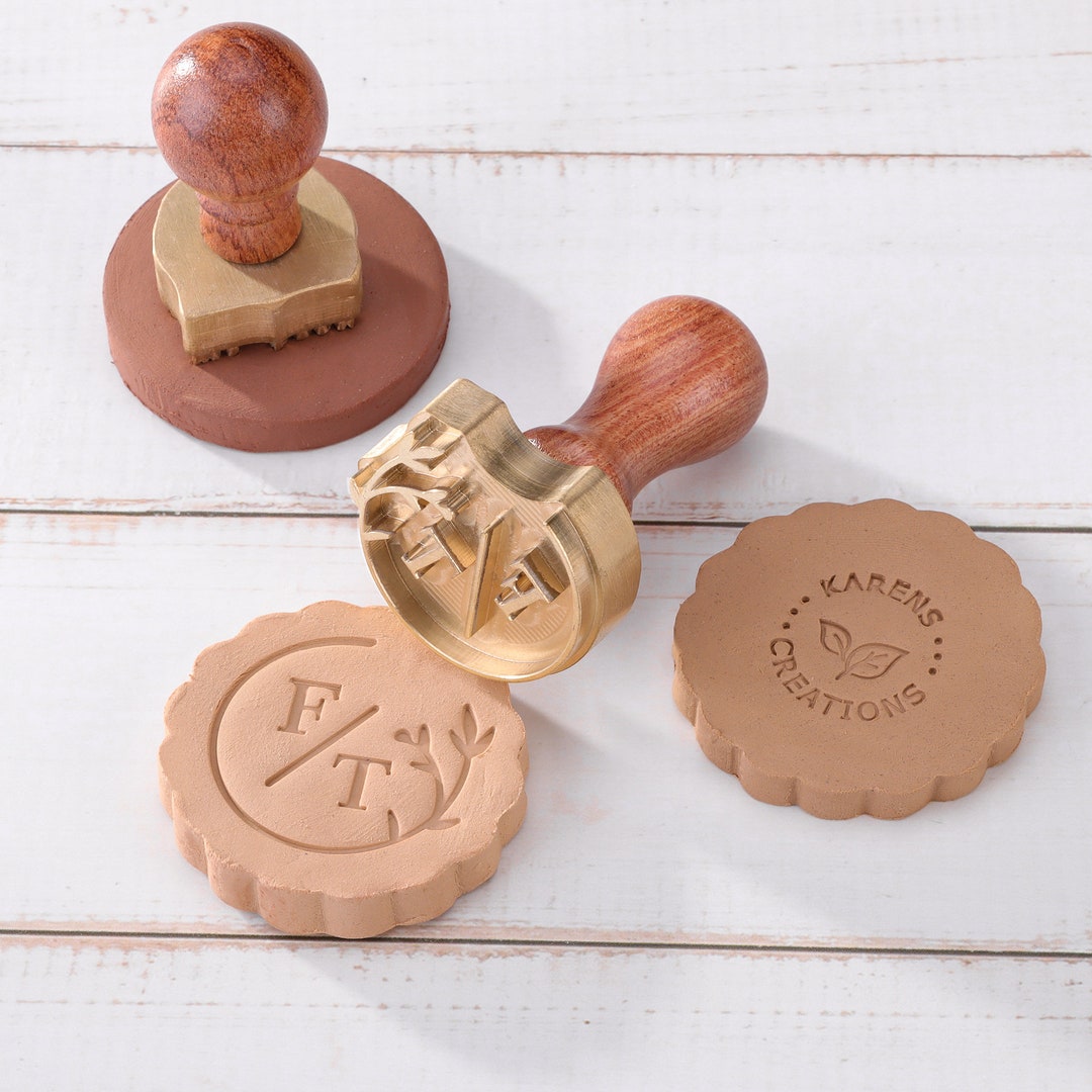 Custom Handwriting Signature Clay Stamp, Polymer Clay Stamp, Initial ...