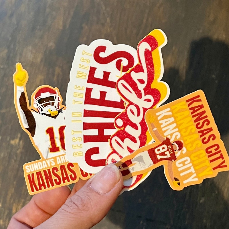 Chiefs Stickers - Etsy