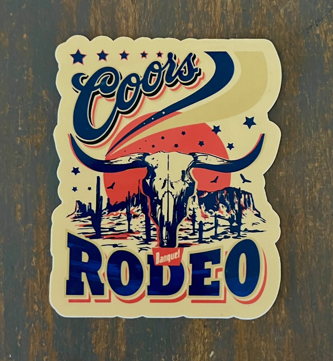 Holographic Coors Banquet Rodeo Sticker - Etsy