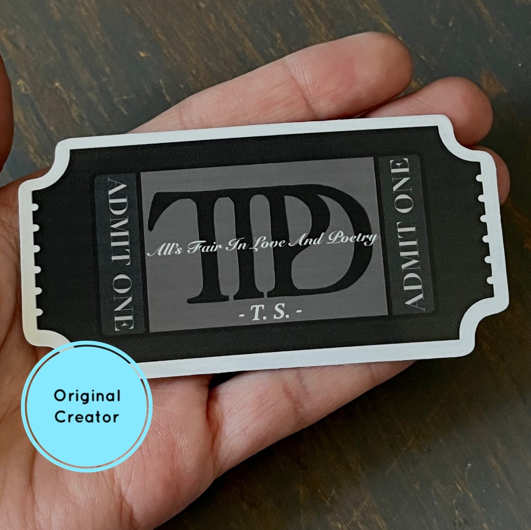 TTPD Ticket Sticker - Etsy