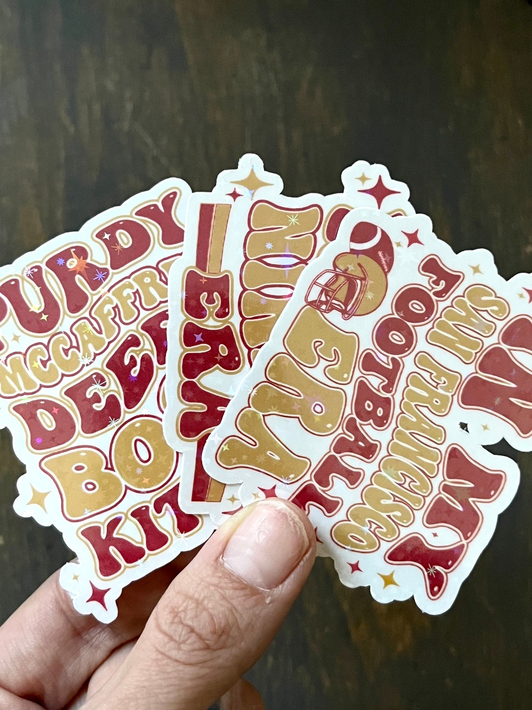 49ers Sticker Pack - Etsy