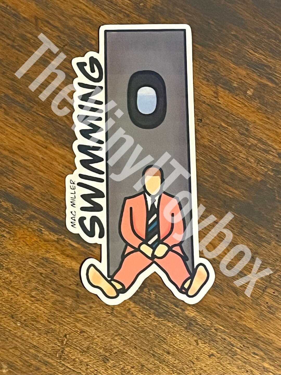 Mac Miller Swimming Sticker - Etsy