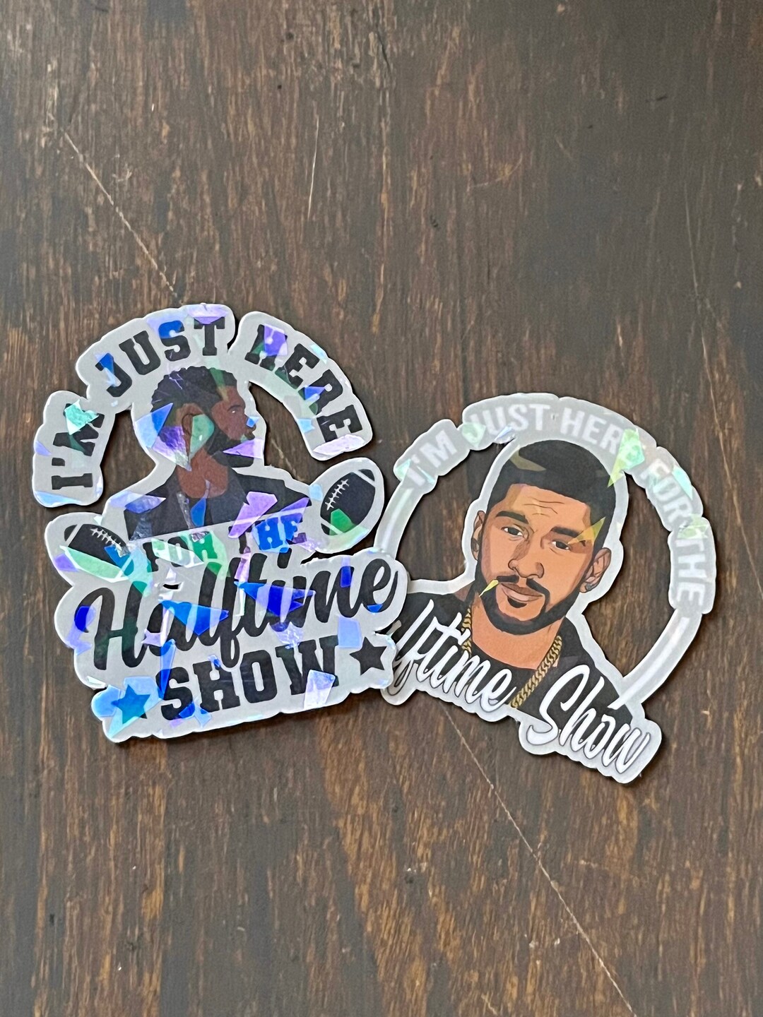 2 Pack of Usher Half Time Show Stickers - Etsy