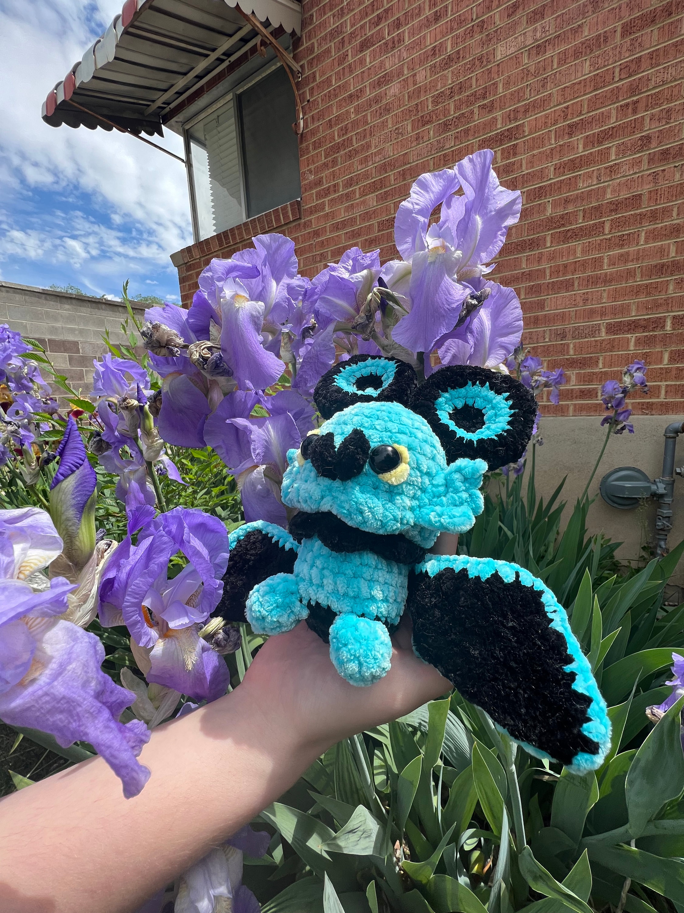 Crochet Amigurumi Pokemon Noibat Custom Colors Available Handmade ...