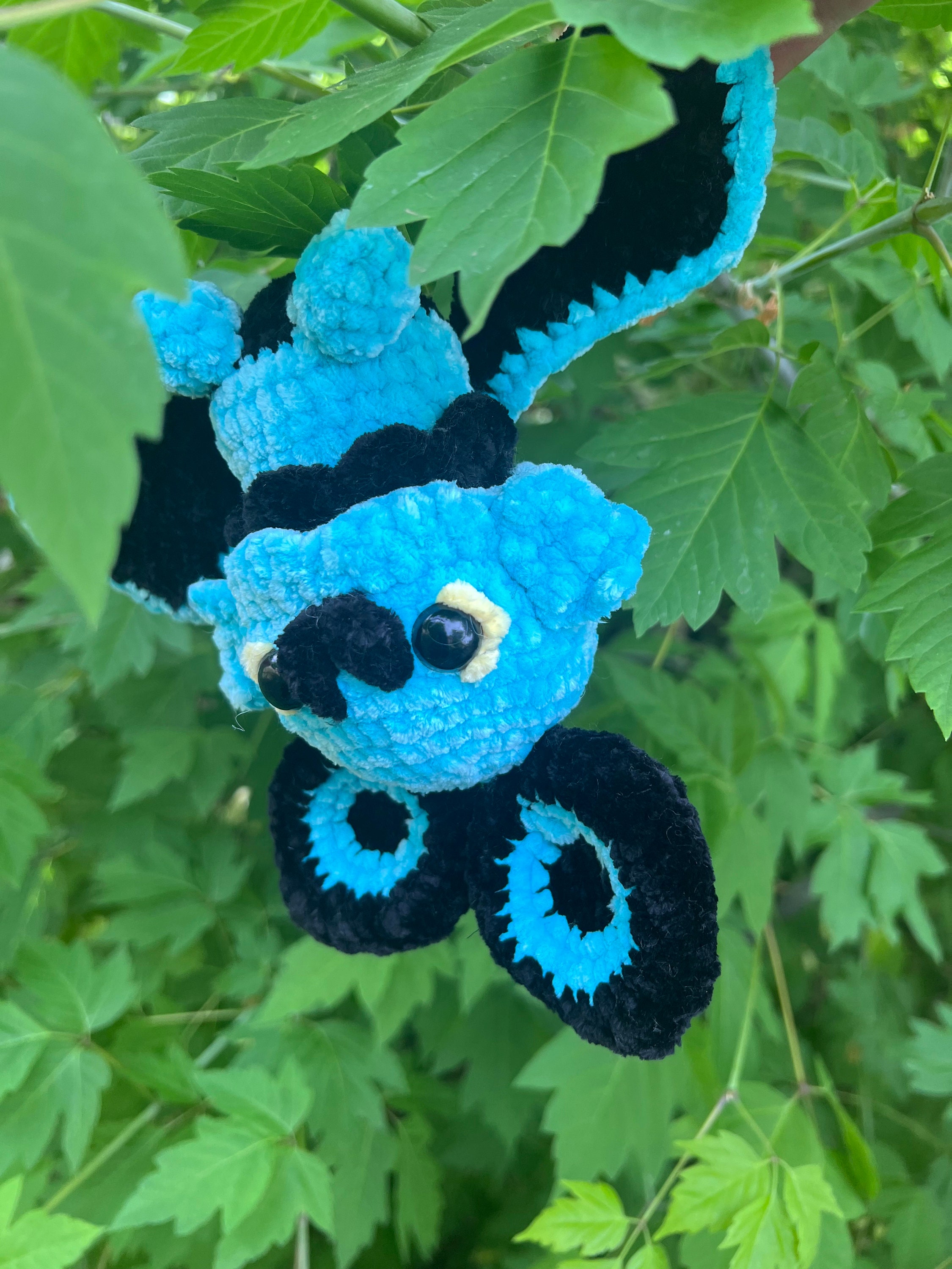Crochet Amigurumi Pokemon Noibat Custom Colors Available Handmade ...