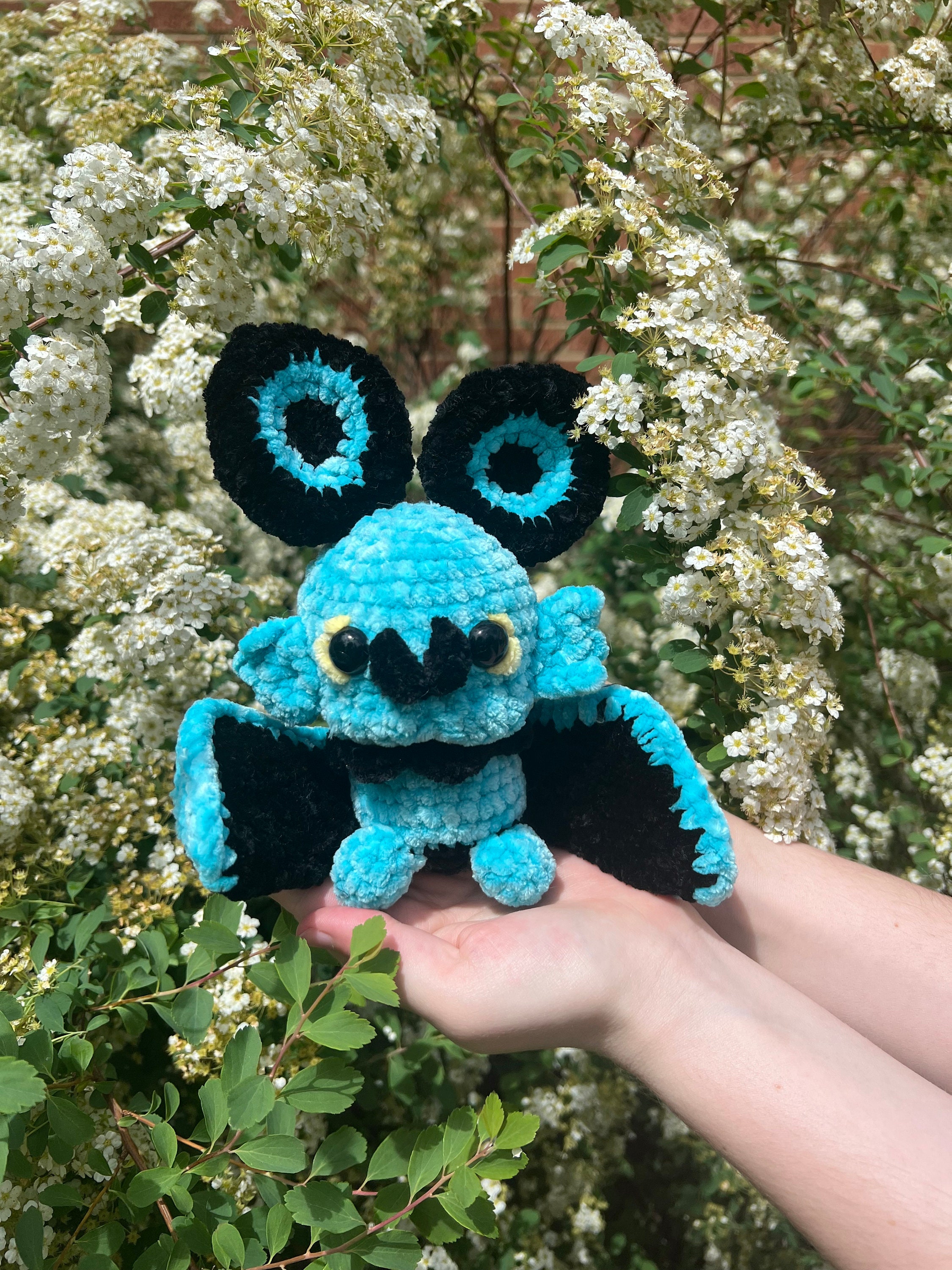 Crochet Amigurumi Pokemon Noibat Custom Colors Available Handmade ...