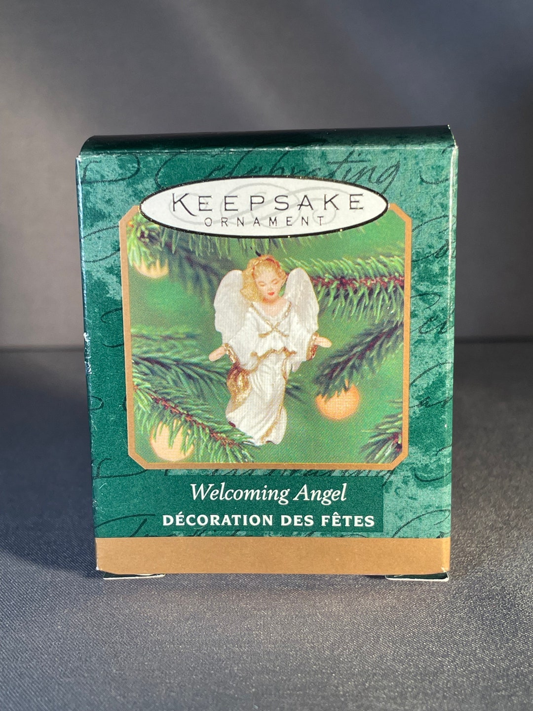 Welcoming Angel Hallmark Keepsake Miniature Ornament - Etsy