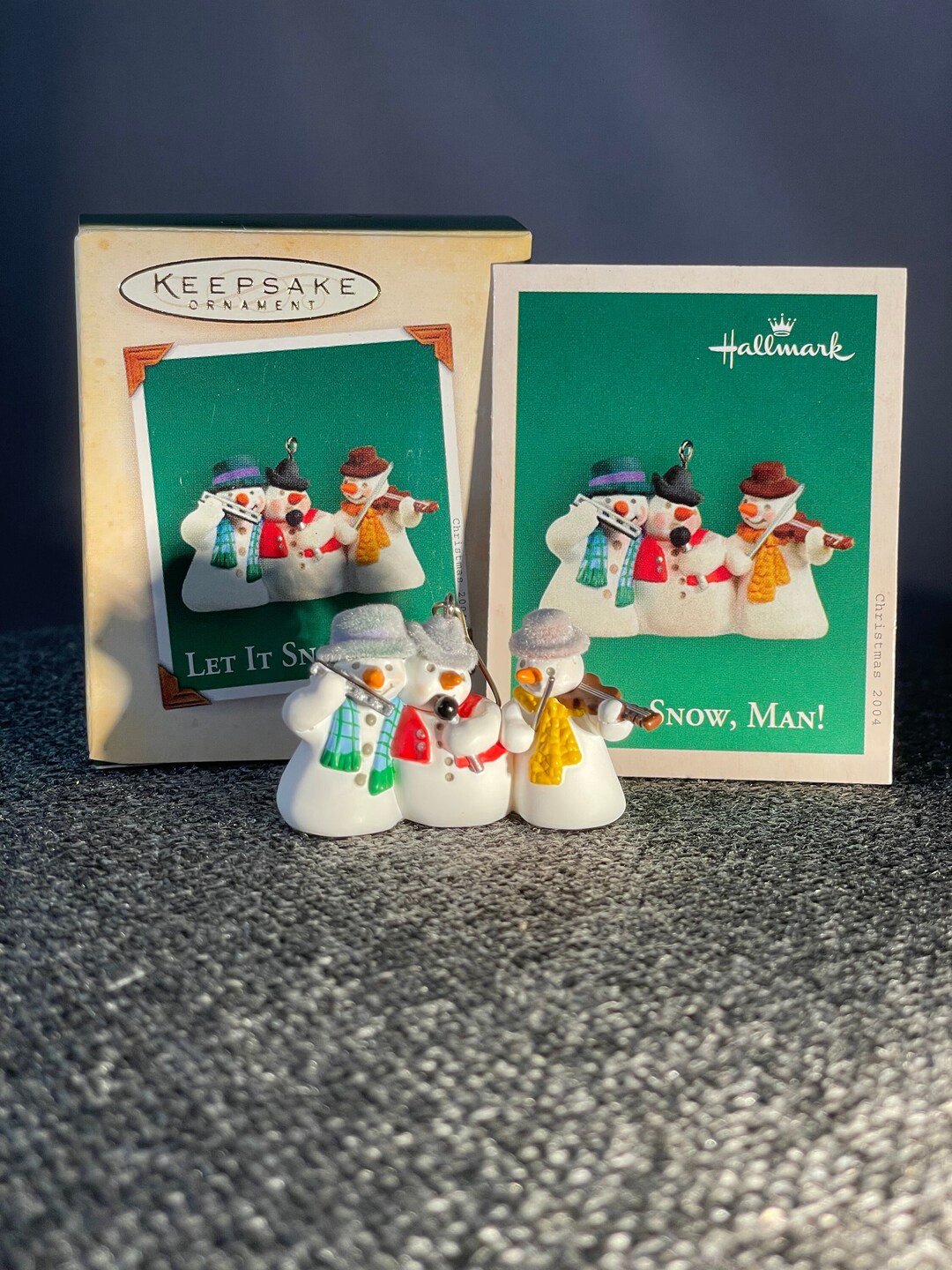 Let It Snow Hallmark Keepsake Miniature Ornament - Etsy