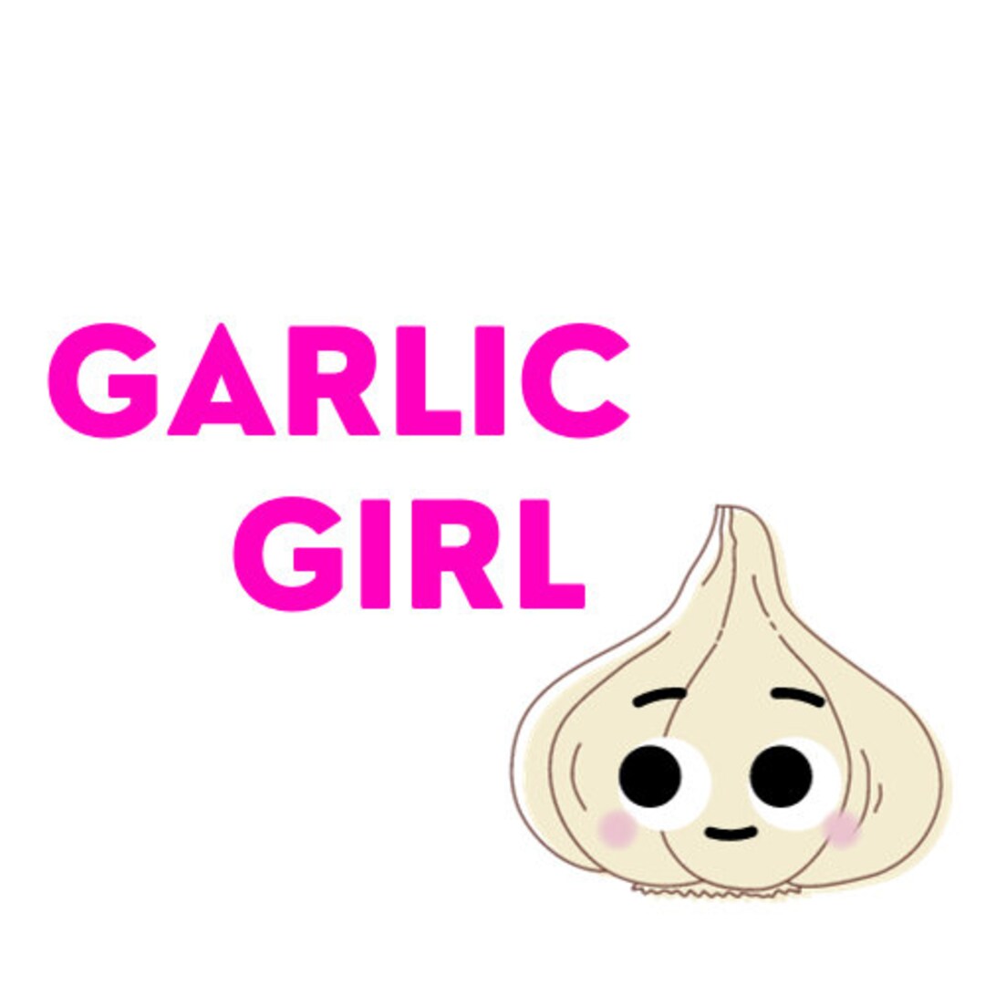 Garlic, Girl, Garlic Girl, Garlic With Eyes - Etsy