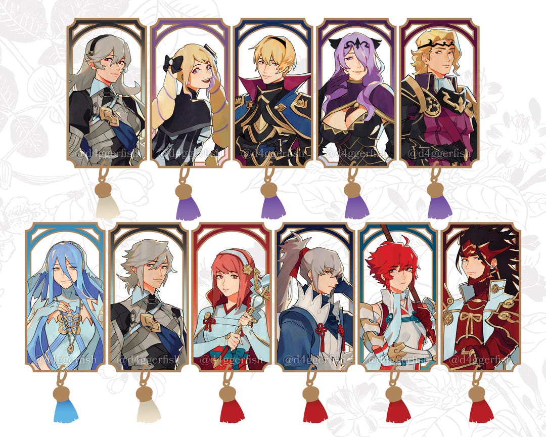 Acrylic Keychains | Fire Emblem Fates - Etsy