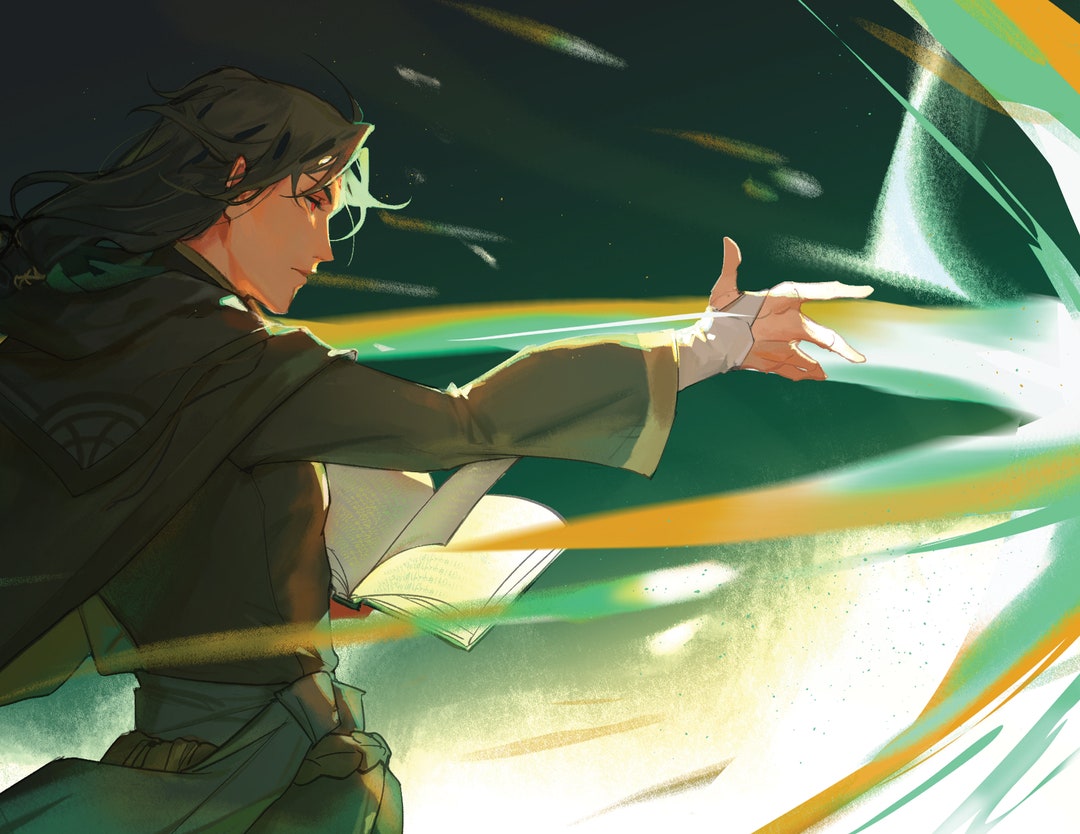 Tellius Fire Emblem Soren Print - Etsy