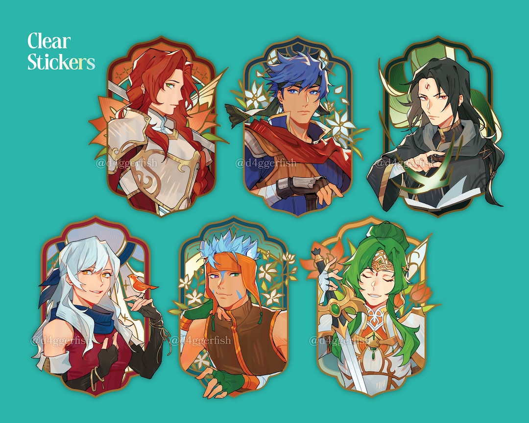 Clear Sticker | Tellius Fire Emblem - Etsy