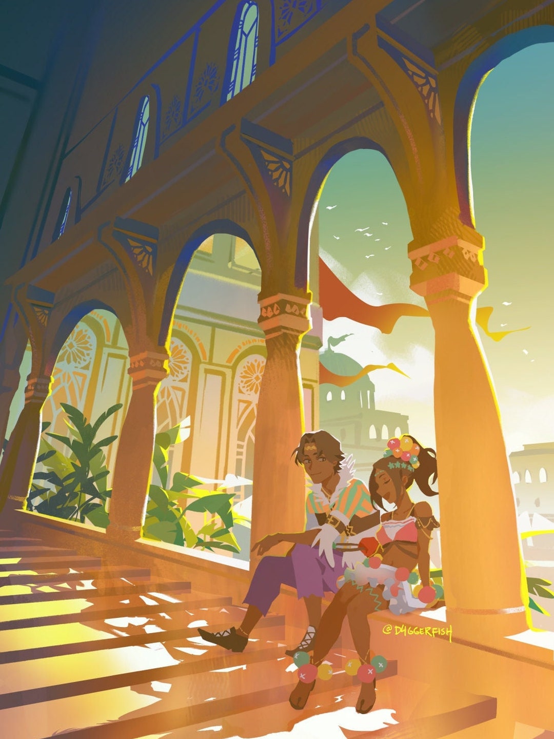 PRE-ORDER Solm Palace timerra & Fogado Print Fire Emblem Engage - Etsy