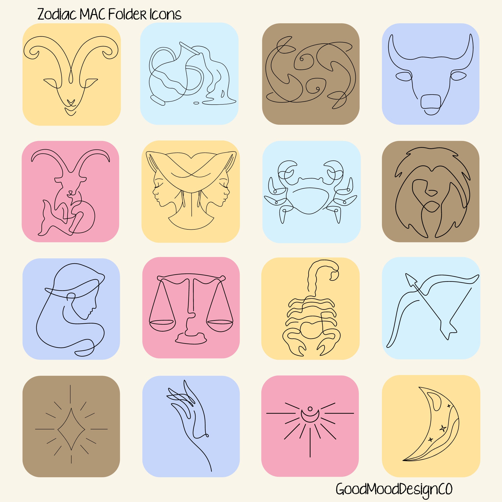 45 Magical MAC Folder Icons - Etsy