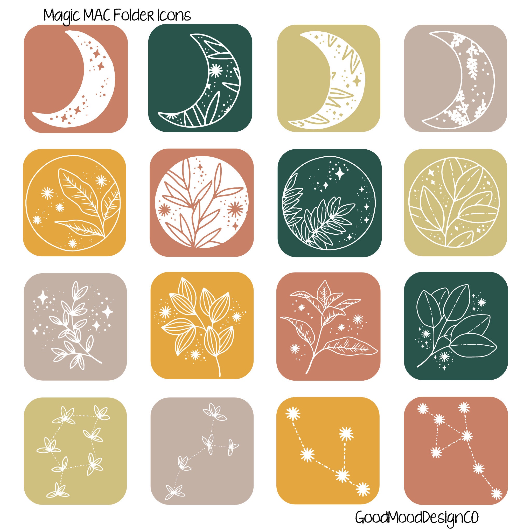 45 Magical MAC Folder Icons - Etsy