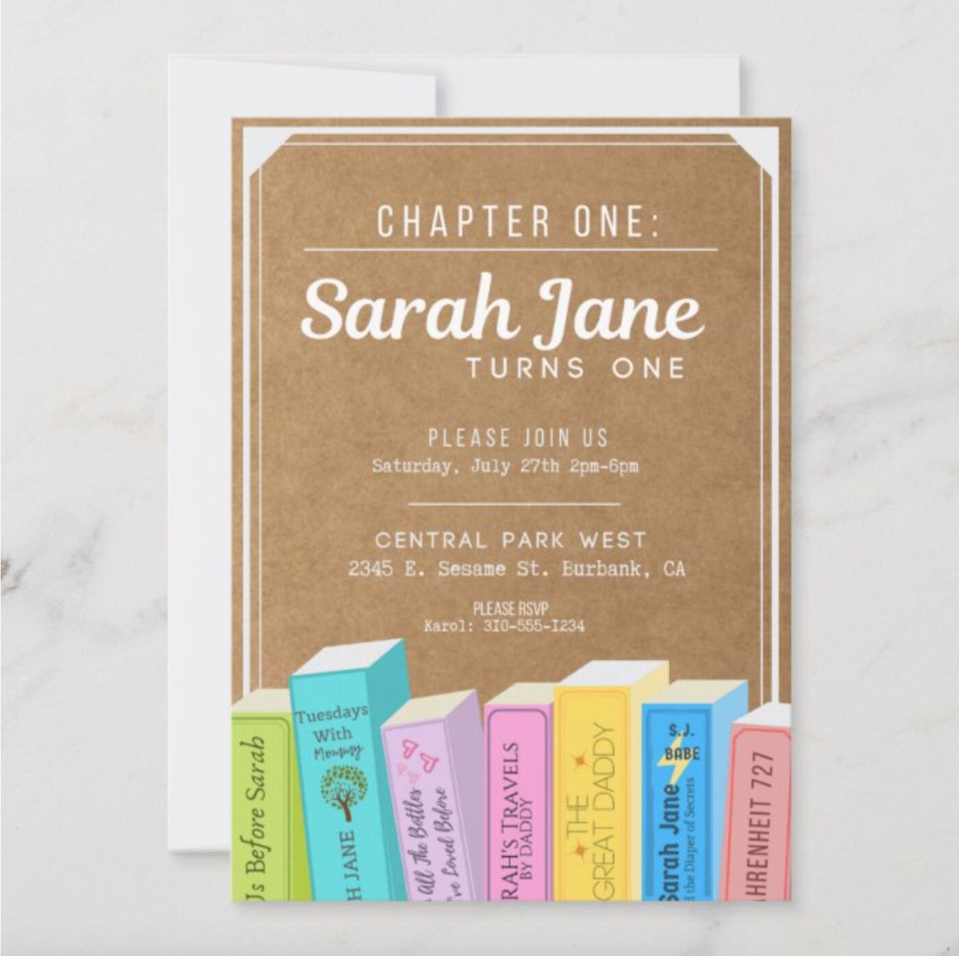 CANVA EDITABLE TEMPLATE | Storybookbirthday Party Invitation | Instant ...