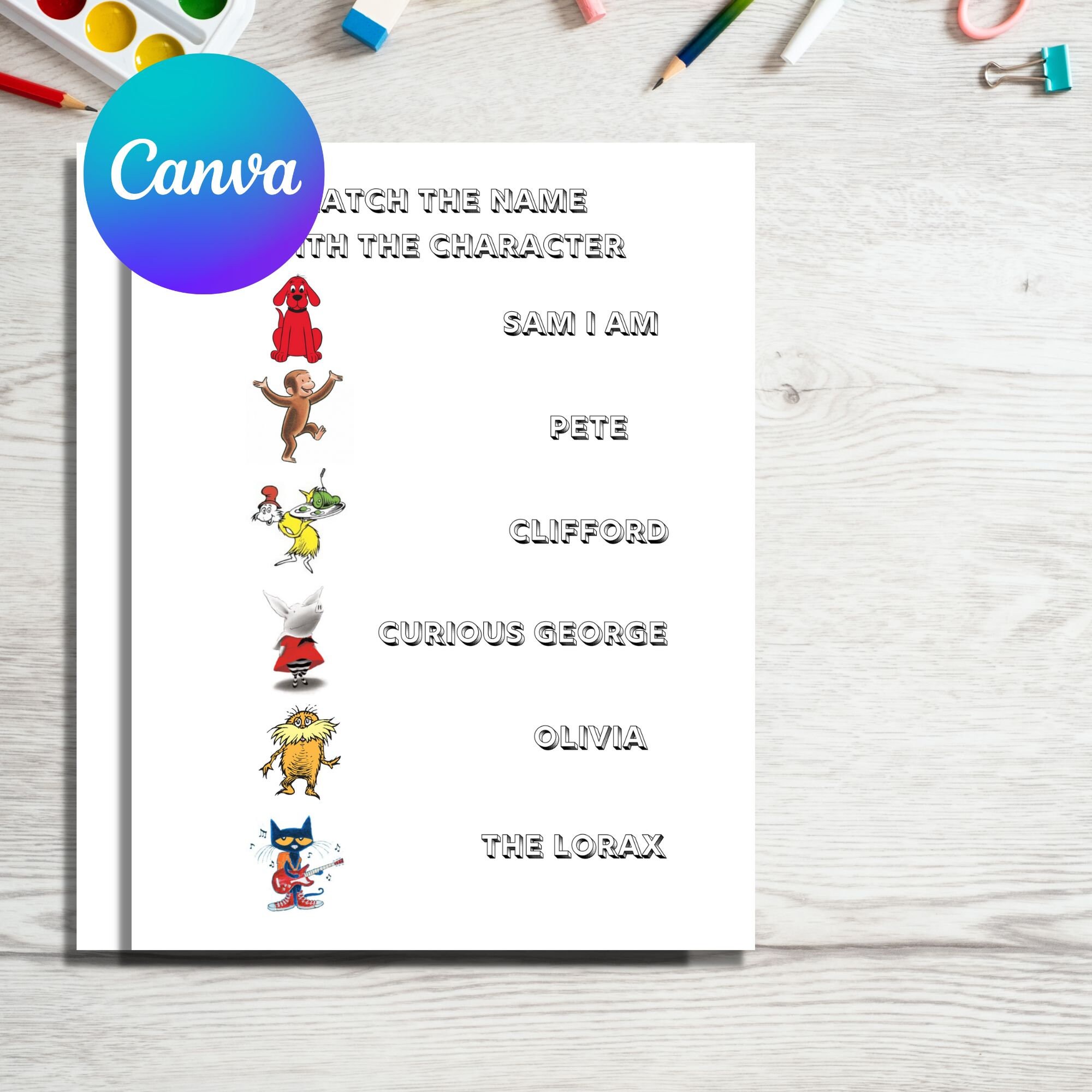 CANVA EDITABLE TEMPLATE | Storybook Themed Activity Book | Digital ...