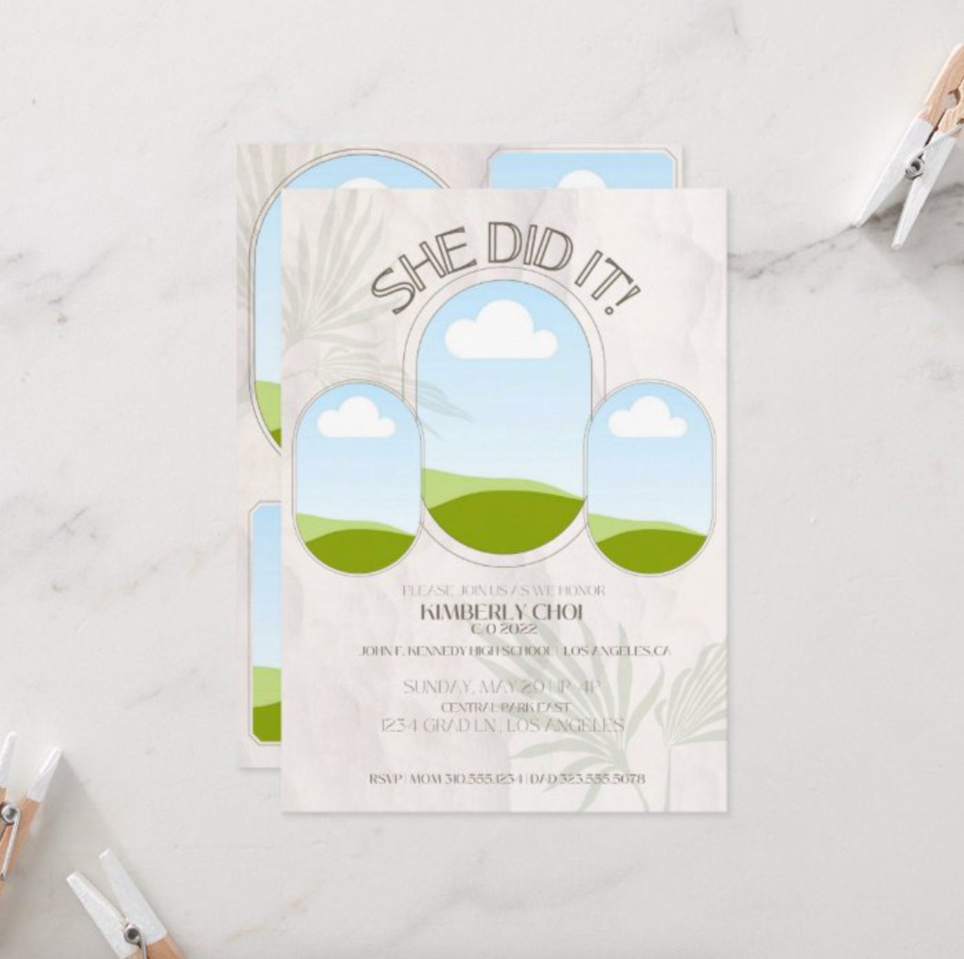 Custom Graduation Party Invitation Editable Digital Download Graduation ...