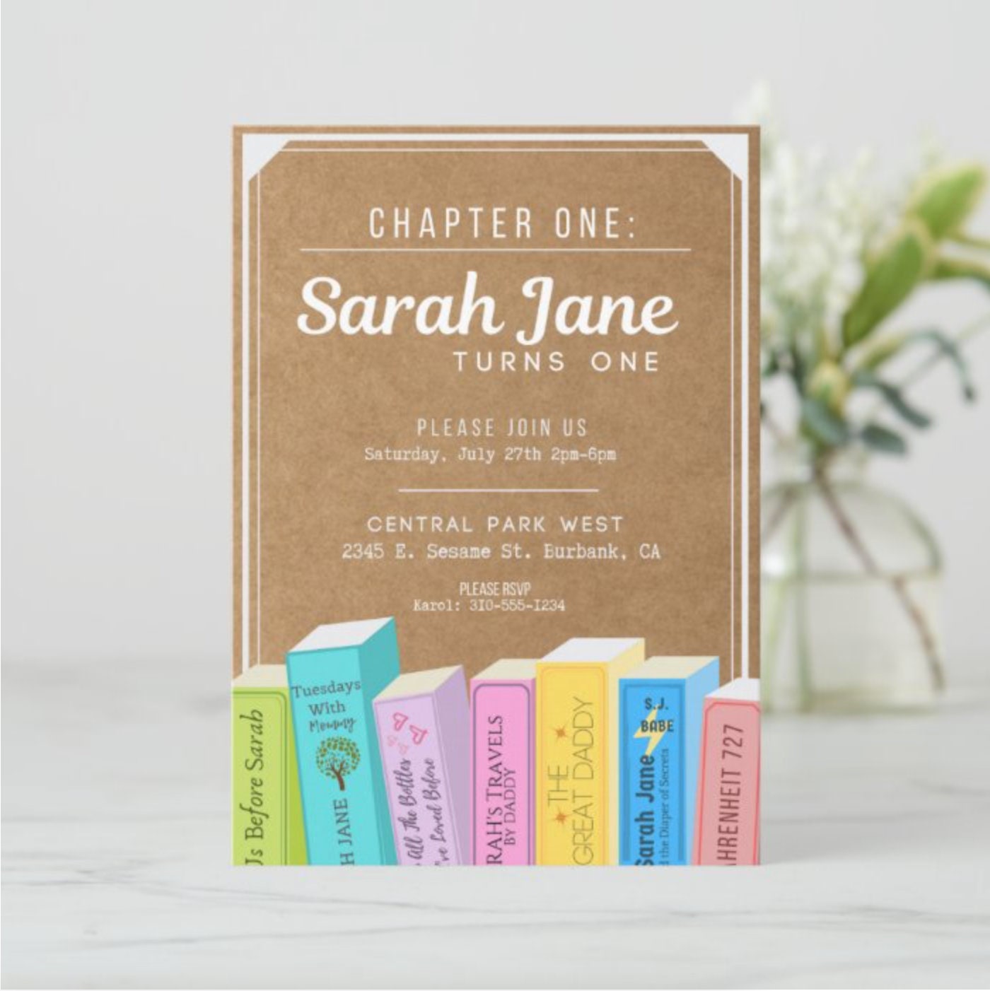 CANVA EDITABLE TEMPLATE | Storybookbirthday Party Invitation | Instant ...